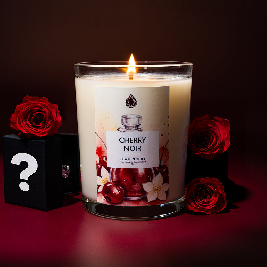 Cherry Noir 18oz Mystery Jewelry Candle – JewelScent